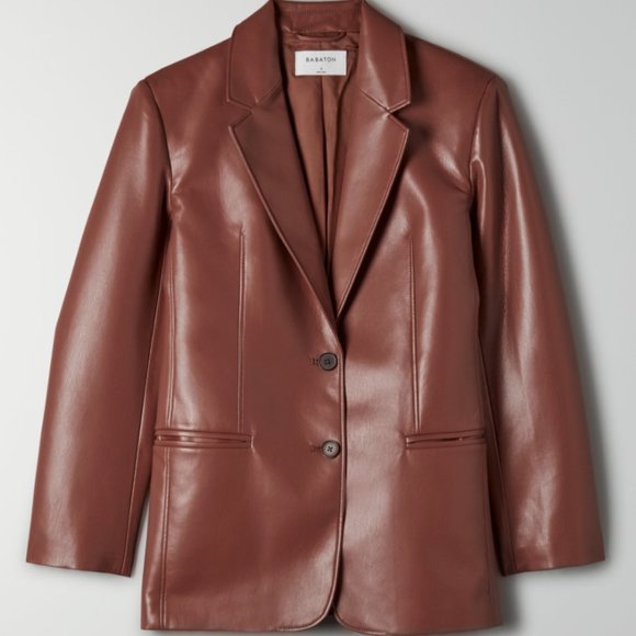 Babaton | Jackets & Coats | Nwt Aritzia Babaton Faux Leather Jacket ...